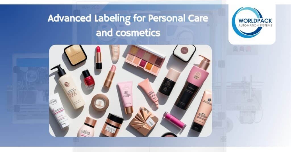 Advanced Cosmetic Labelling Machine by Worldpack - Sticker Labelling ...